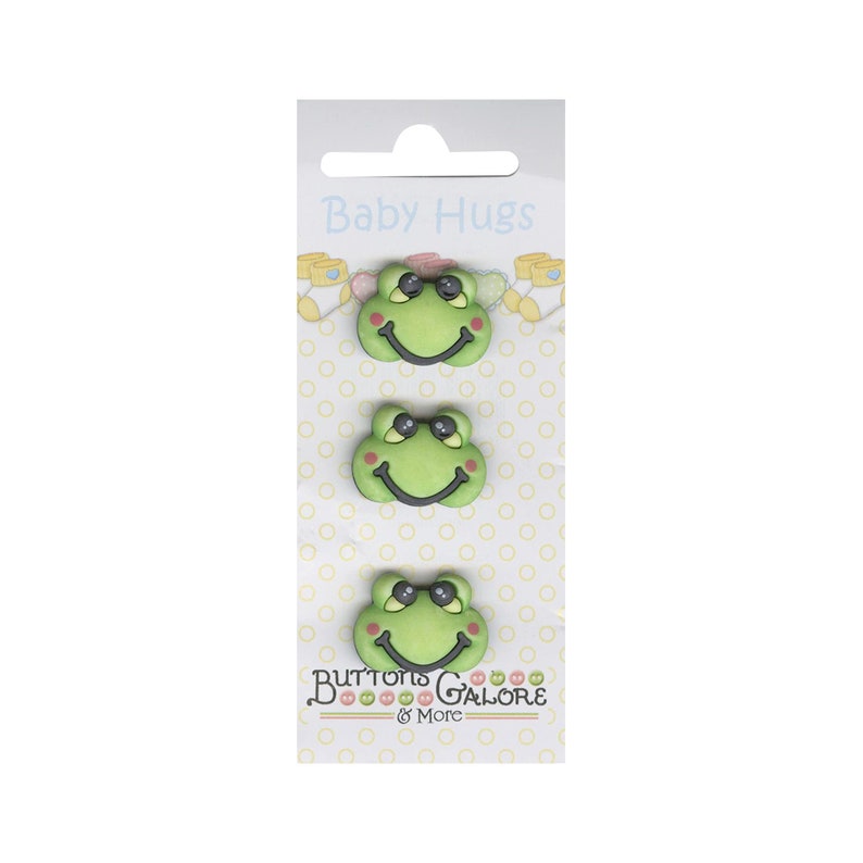 Frog Buttons Baby Buttons Froggy Buttons 3/4in. X 5/8in. - Etsy