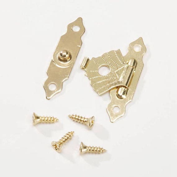 Brass Hinge Set 1 Inch 1 Set dar914225 | Etsy