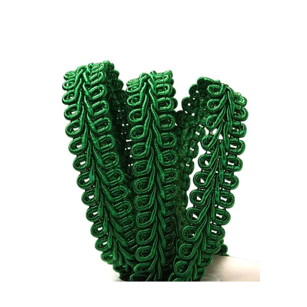 Emerald Green Costume Trim Green Guimp Emerald Green Gimp - Etsy