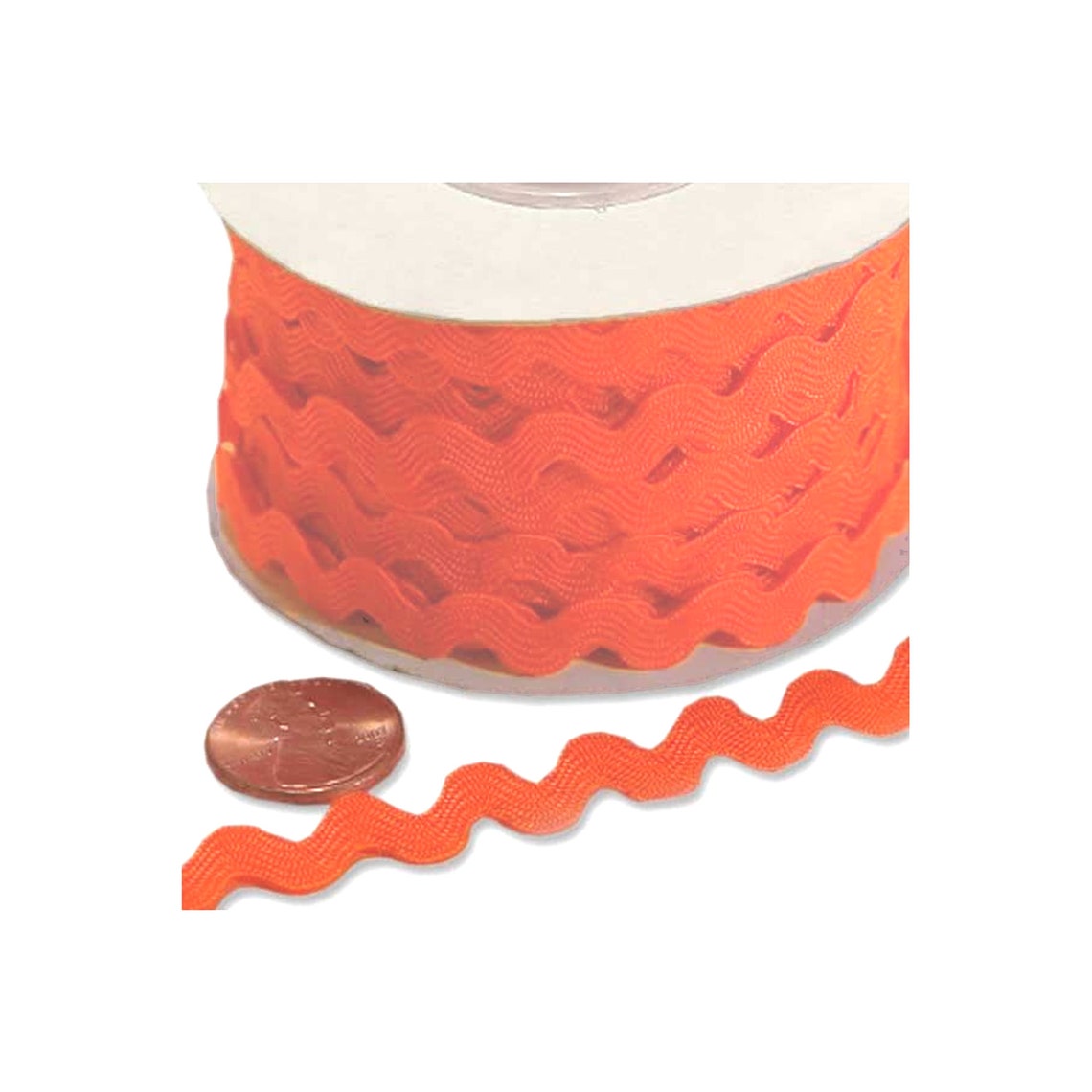 Orange Rick Rack Orange Ric Rac Trim 5mm X 25 Yards - Etsy