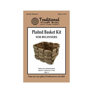 Childrens Basket Kit Basket Craft Kit Plaited Basket Kit - Etsy