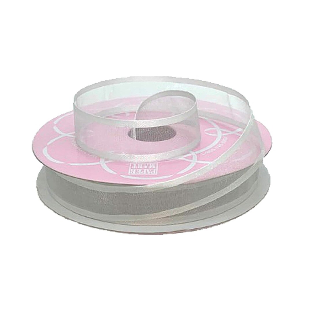 Sheer Silver Ribbon | Silver Anniversary Ribbon | Silver Arabesque ...