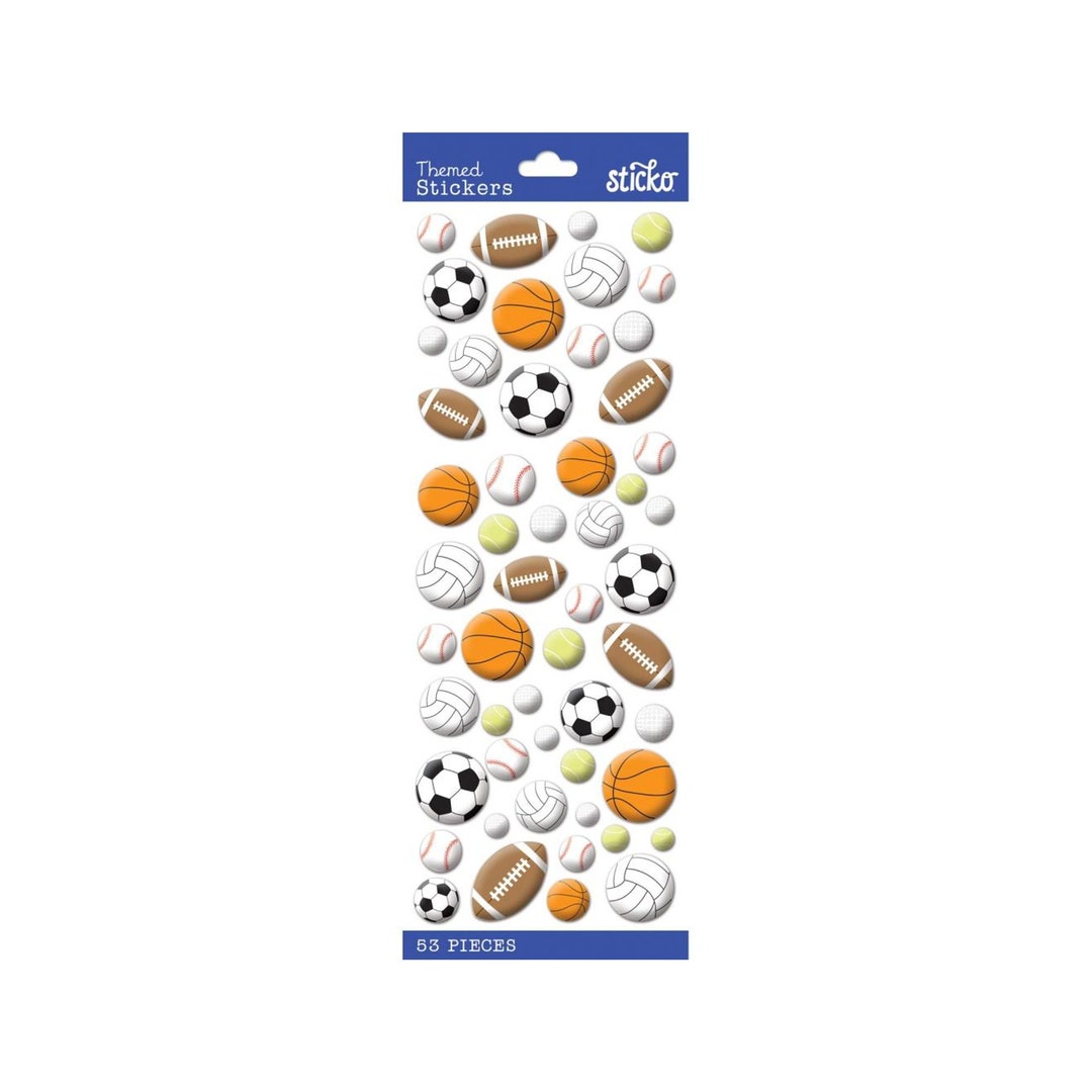 Sports Stickers PE Stickers Sports Balls Stickers - Etsy