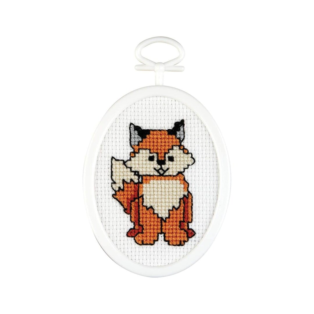 Fox Craft Kit | Fox Cross Stitch Kit | Mini Counted Cross Stitch Kit ...