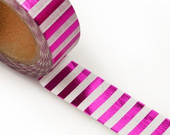 Hot Pink Washi Tape - Etsy