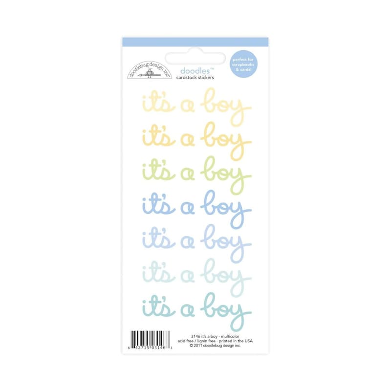 Its a Boy Sticker - Etsy