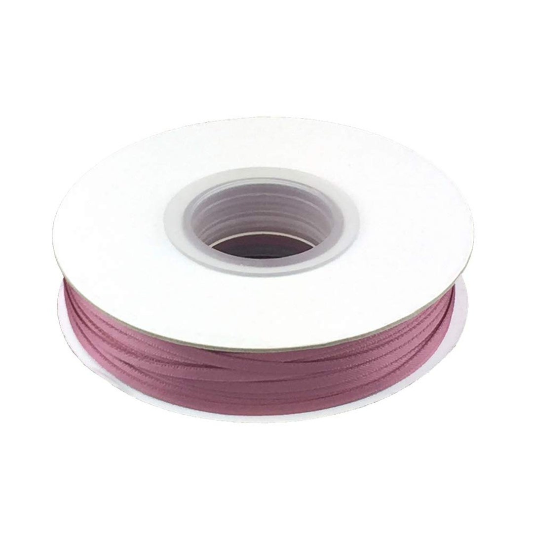 Dusty Rose Ribbon Mauve Ribbon 1/8 Inch Rosy Mauve Satin Ribbon Double ...