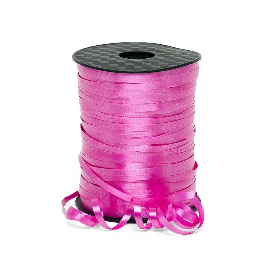 Cerise Balloon Ribbon Cerise Curly Bows Cerise Smooth - Etsy