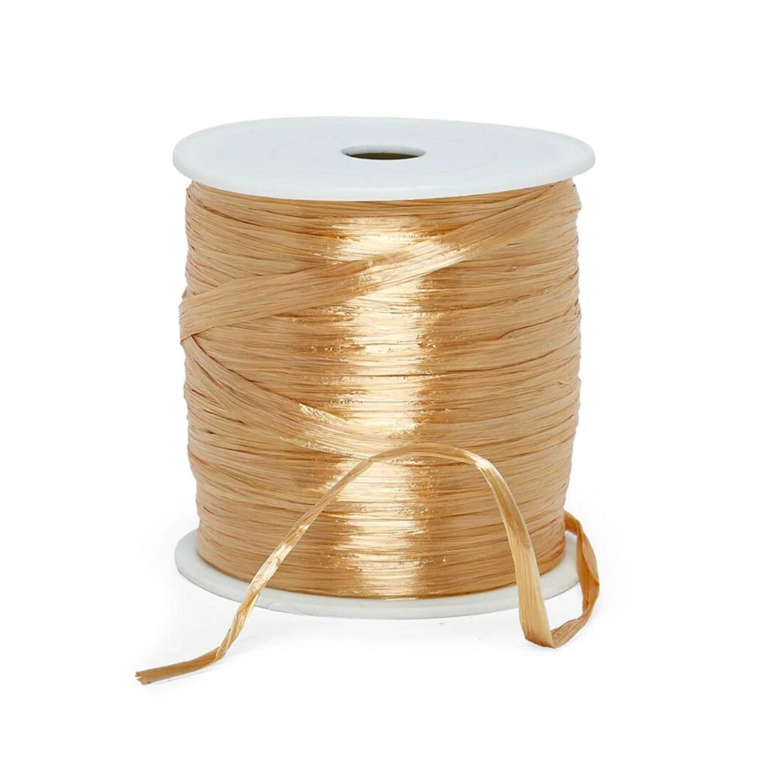 Gold Raffia Ribbon Gold Raffia Bows Gold Pearlized Raffia Ribbon 1/4in ...