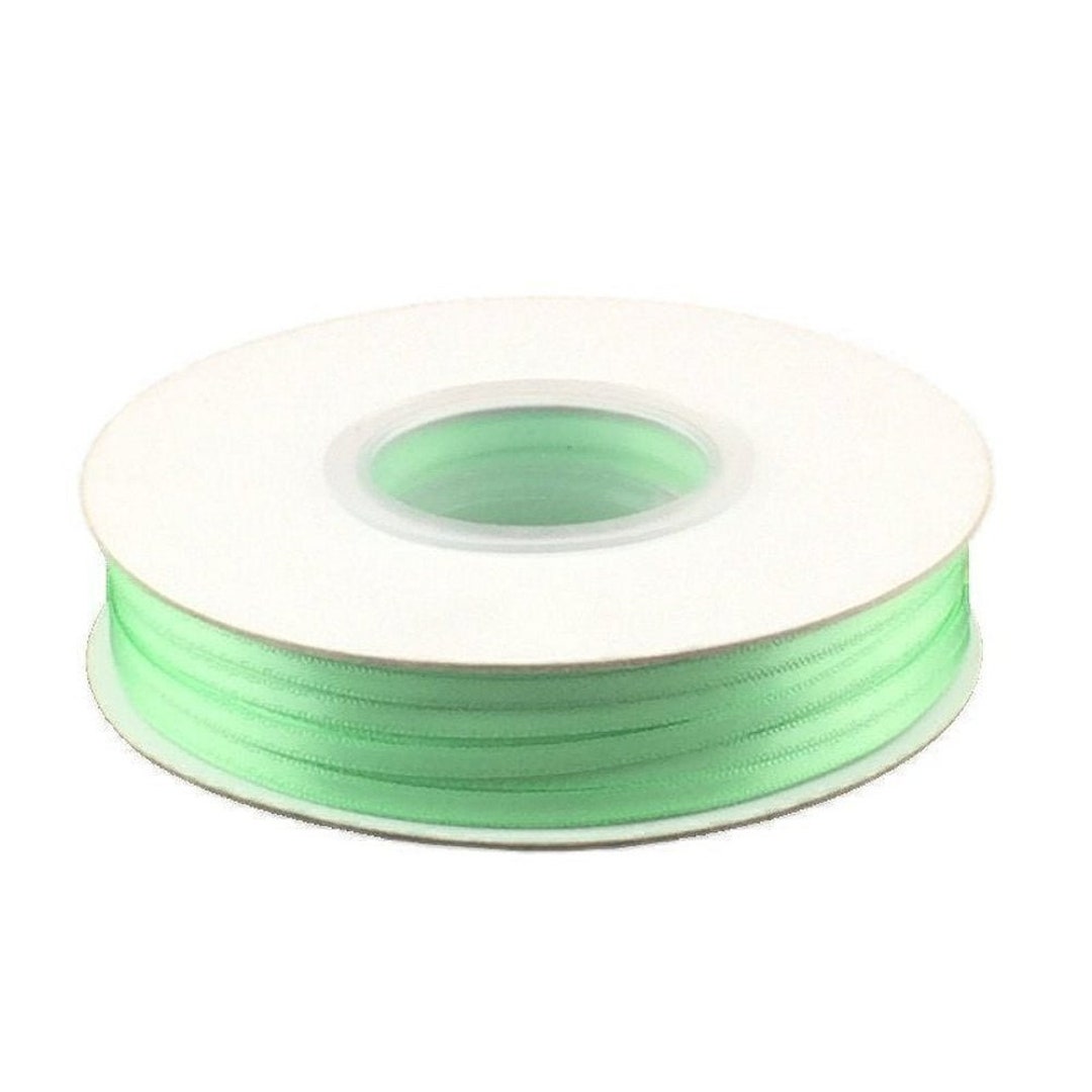 Easter Ribbon | Green Satin Ribbon | Mint Green Ribbon - 1/8 Inch ...
