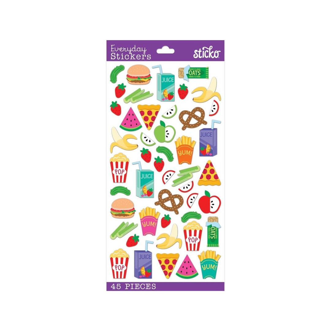 Junk Food Stickers | Fast Food Stickers | Snack Time Stickers - 46 ...