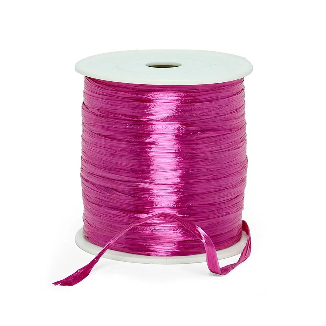 Pink Raffia Ribbon Azalea Raffia Bows Azalea Pearlized Raffia Ribbon 1 ...
