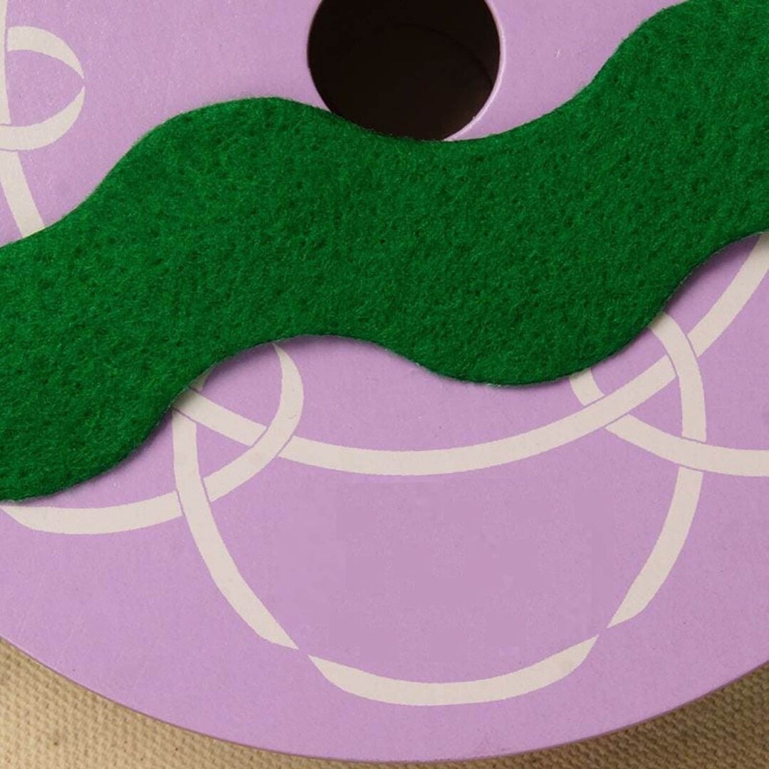 Big Green Ric Rac Green Rick Rack Green Giant Felt Ric Rac Ribbon 1 1 ...