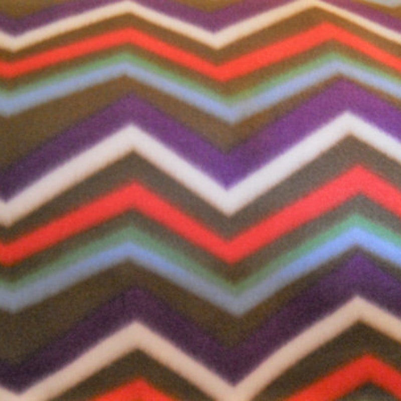 Fabrics chevron fleece material - Etsy.de