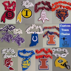 Custom Team Chain Necklaces | 3D Printed - Etsy