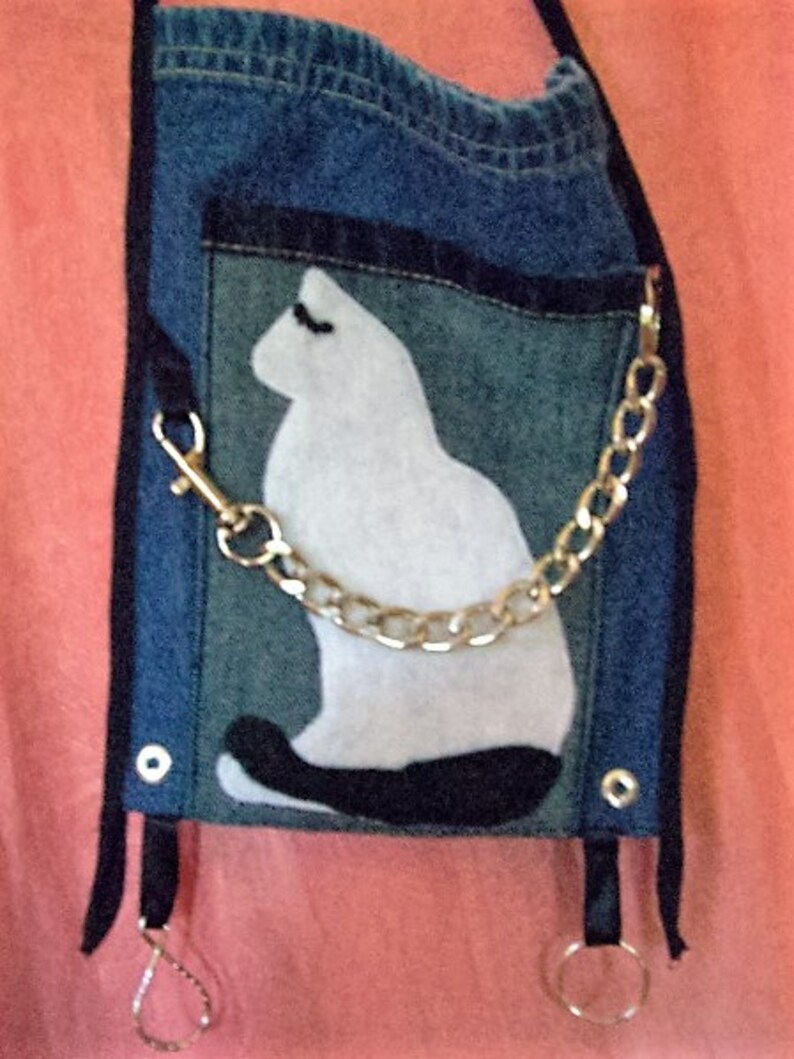 Personalized CELL PHONE POCKETS in Recycled Denim Customized ...