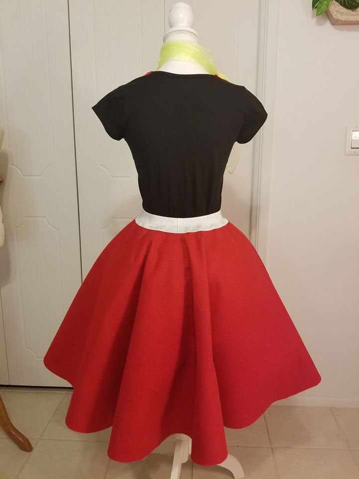 Pokemon Pikachu Inspired Poodle Skirt Outfit With Headband - Etsy