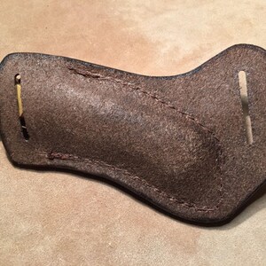 Buck 110/112 Custom Leather Crossdraw Sheath W/feather left Hand - Etsy