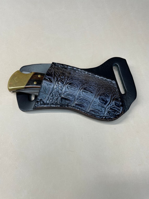 Custom Leather Cross Draw Knife Sheath for A Right Hand or - Etsy