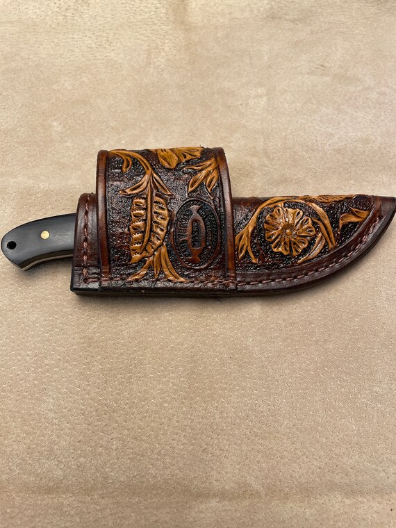 Custom Cross Draw Leather Knife Sheath That Fits a Buck 113 - Etsy