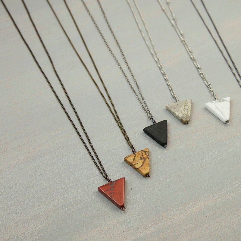 Triangles Necklace - Etsy