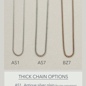 Simple Chain Necklace, CHAIN ONLY, Layered Necklace, DIY, Customize ...