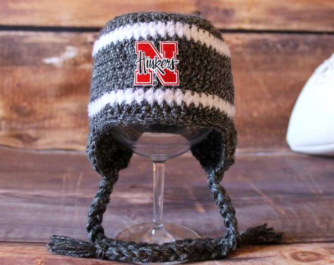 Nebraska Huskers Hat Newborn Baby Infant Toddler Child Kids Husker Hat ...