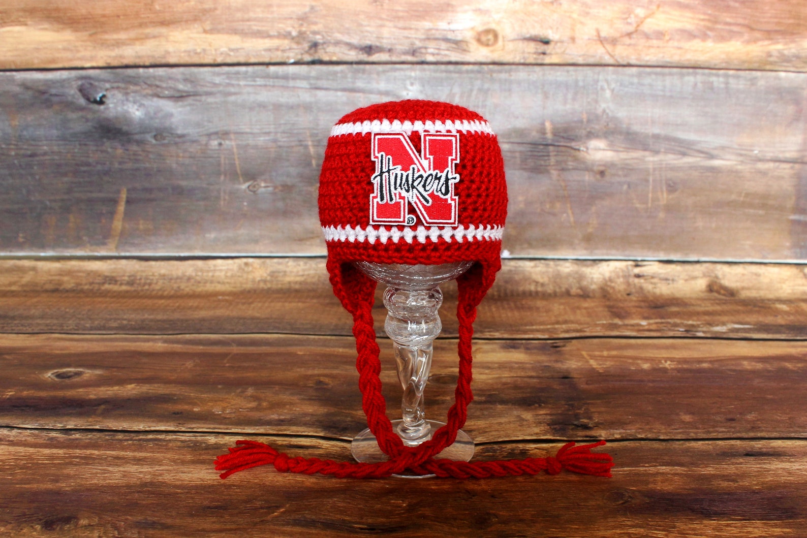 Nebraska Huskers Stocking Hat With Pom-pom - Size Newborn to Child ...