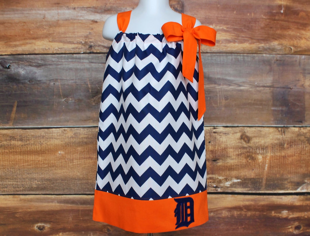 Detroit Tigers Dress - Newborn Baby Toddler Child Girls Pillowcase ...