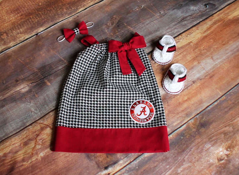 Alabama Crimson Tide Pillowcase Dress Outfit Newborn Baby - Etsy