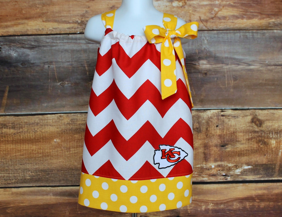 Kansas City Chiefs Dress - Newborn Baby Girl Outfit Toddler Child ...