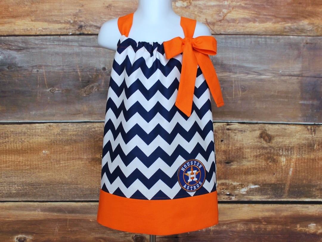 Houston Astros Dress - Newborn Baby Toddler Child Girls Pillowcase ...