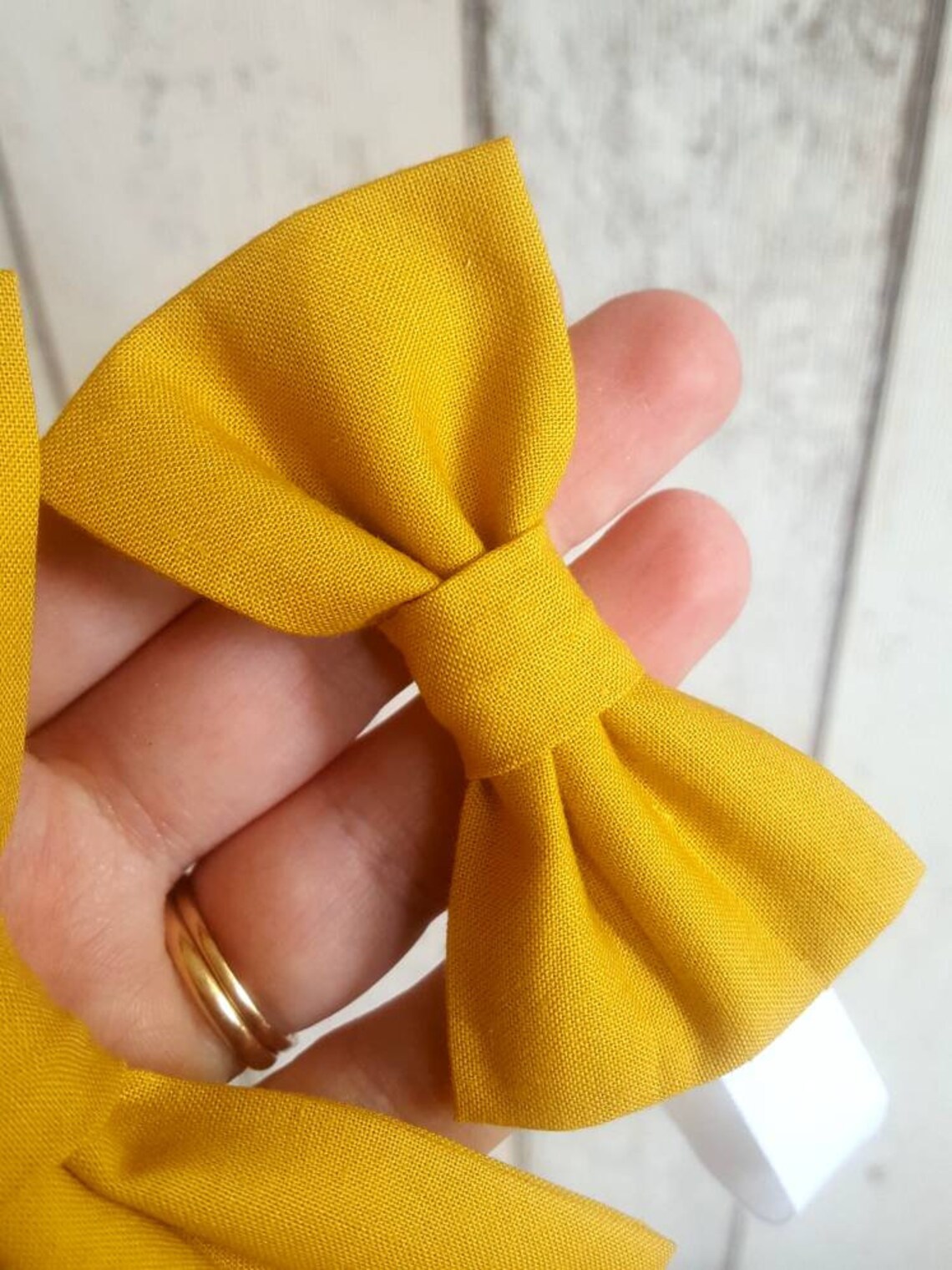 Mustard yellow Matching bow ties Father and Son bow tie set | Etsy