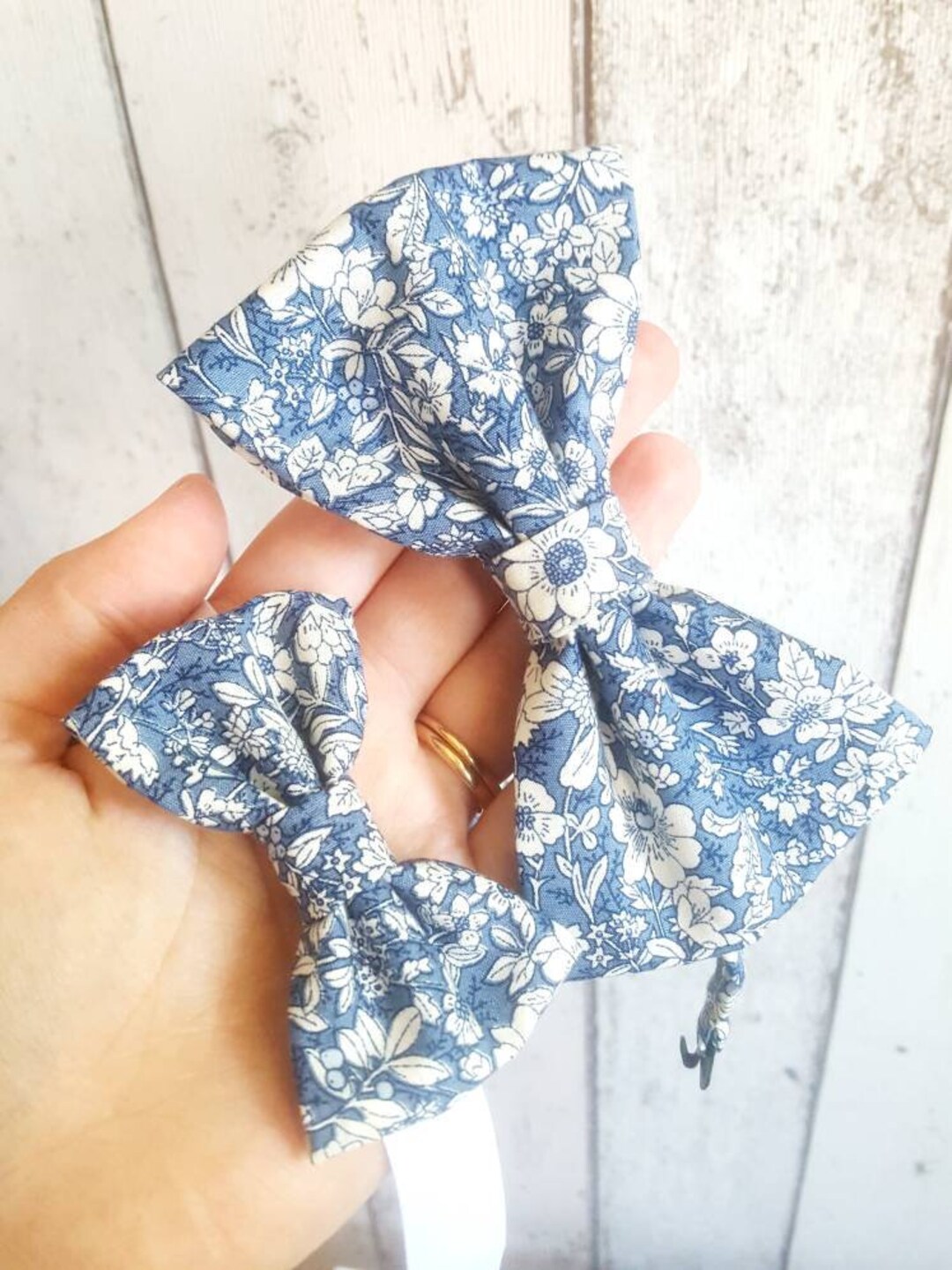 Green or Blue Floral Father and Son Bow Tie Set, Matching Bow Ties ...