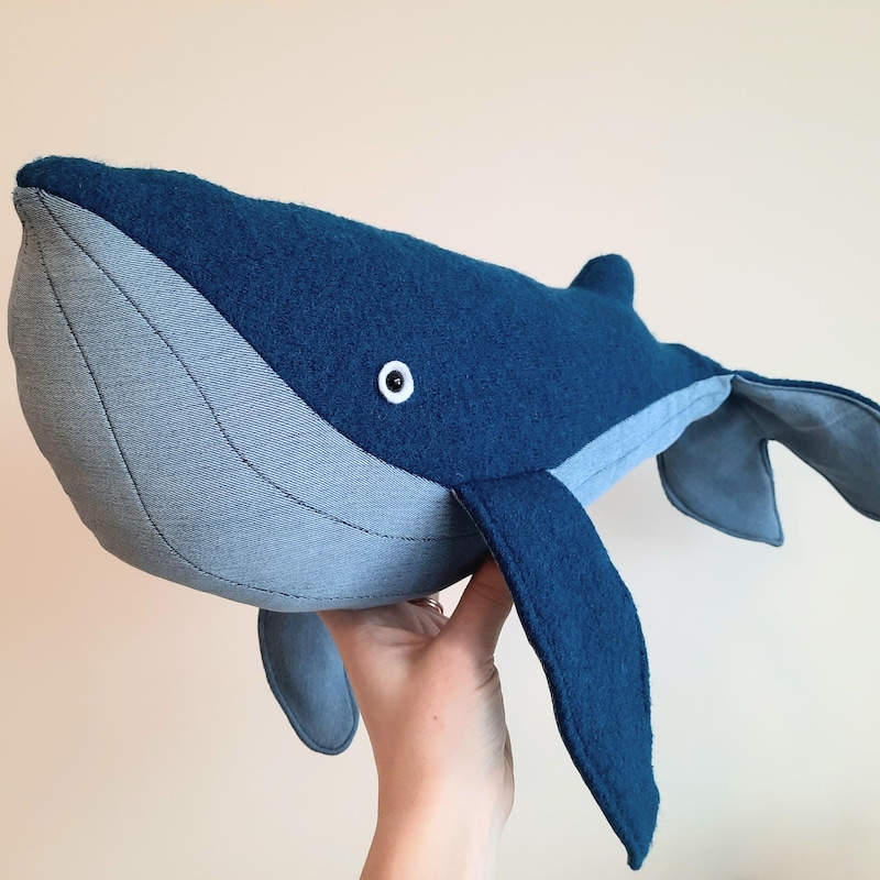 Denim Whale - Etsy