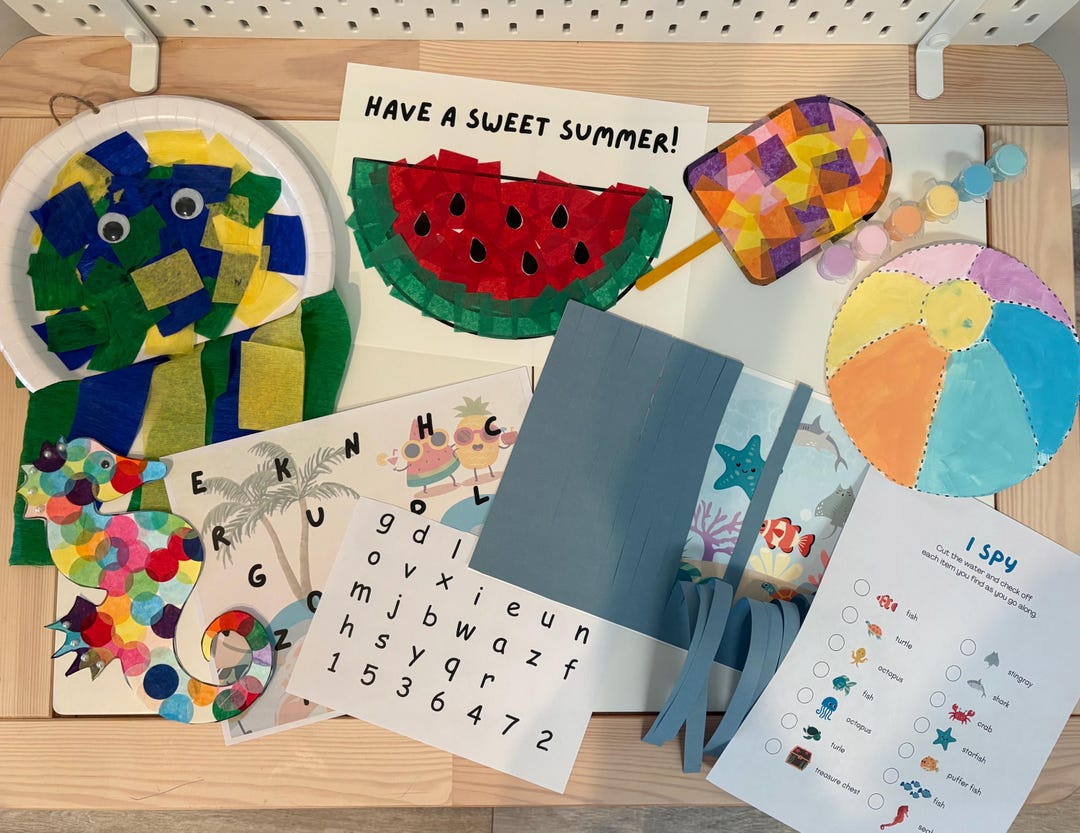 Summer Crafts Summer Activity Box Craft Box Craft Box for Kids ...