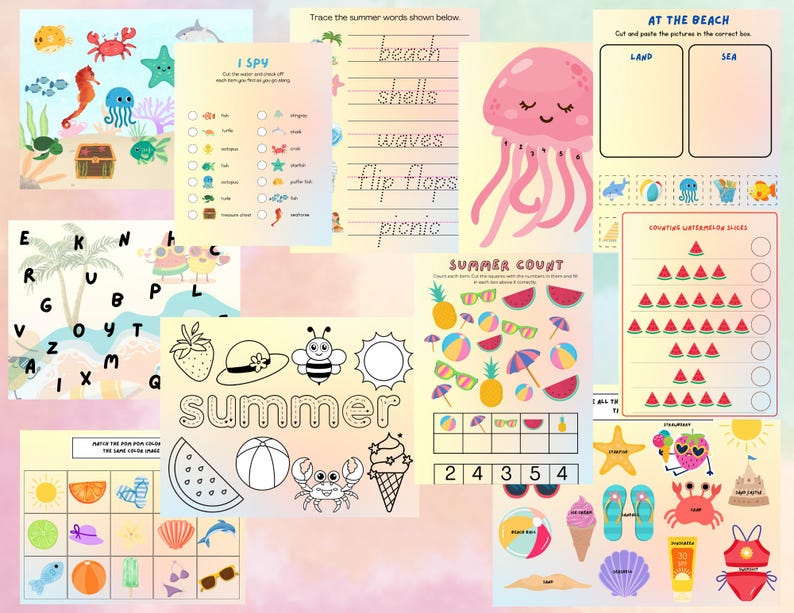 Summer Crafts Summer Activity Box Craft Box Craft Box for Kids ...