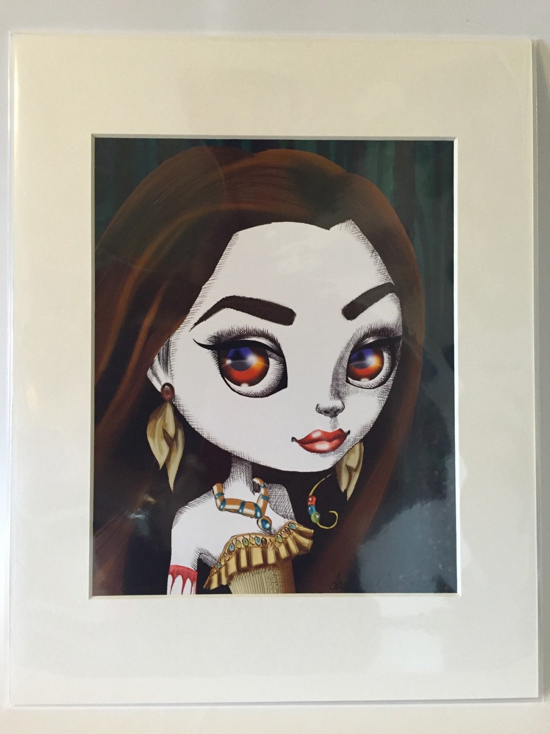 Pocahontas Art Print by Deshan - Etsy
