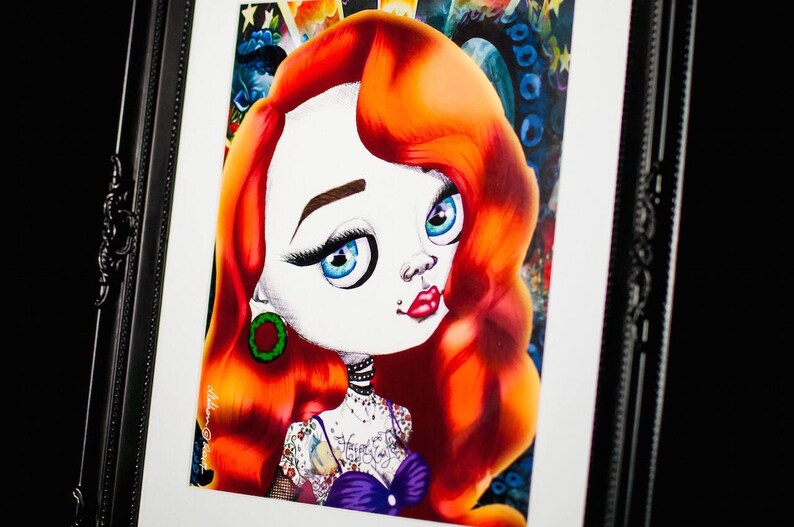 Bad Ariel From the Series bad Princesses 11x14 Art Print by Deshan - Etsy