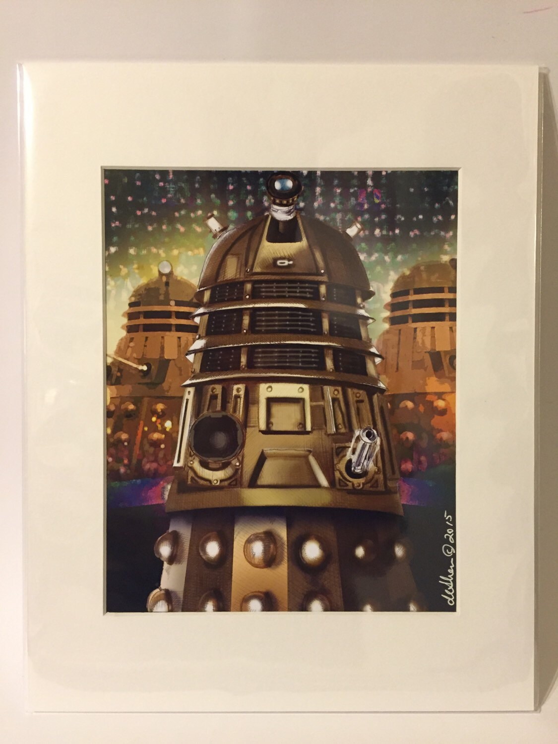 The Dalek Art Print by Deshan - Etsy
