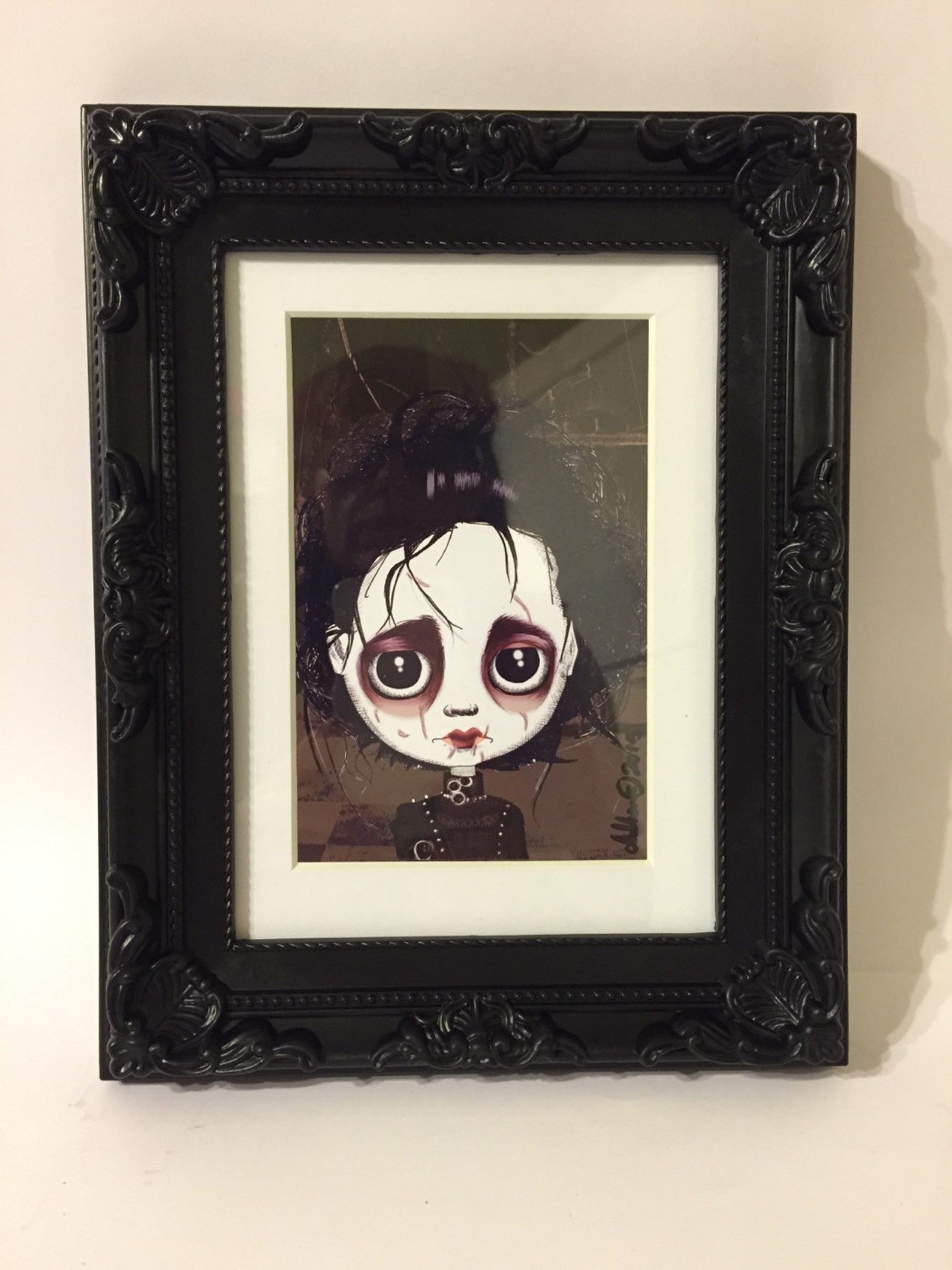 Edward Scissor Hands Art Print by Deshan - Etsy