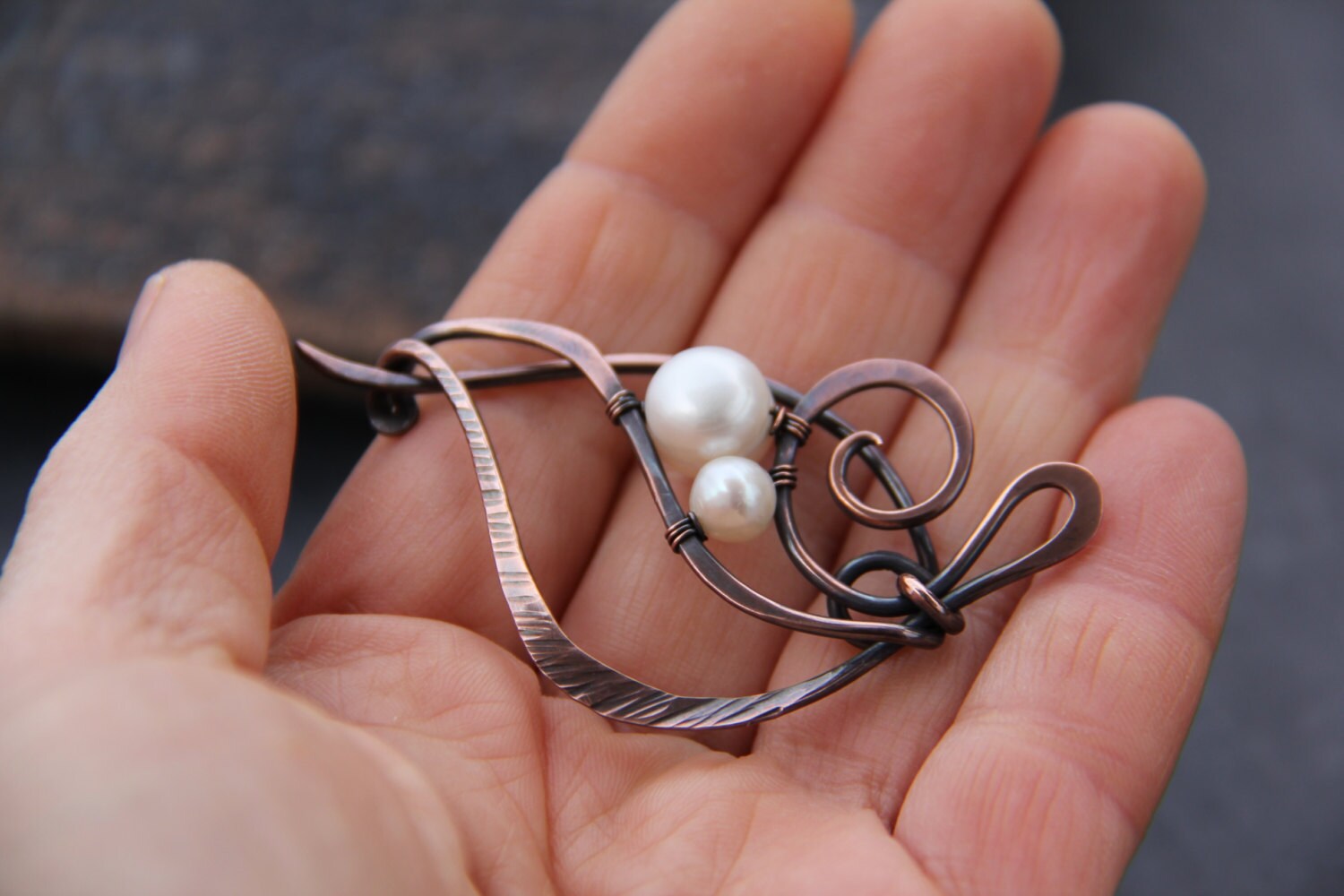 Shawl Pin Scarf Pin Sweater Pin Brooch Flower Pod Antique - Etsy