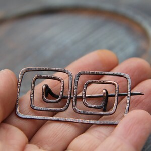 Ancient Greek Motif Shawl Pin, Scarf Pin, Sweater Pin, Cardigan Closure ...