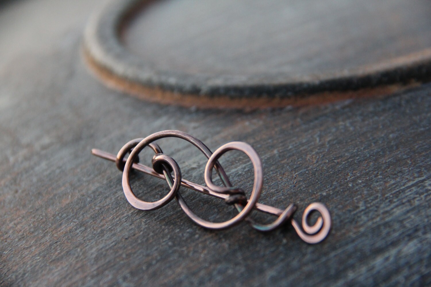 Shawl Pin, Scarf Pin, Sweater Pin, Sterling Silver or Copper Shawl Pin ...
