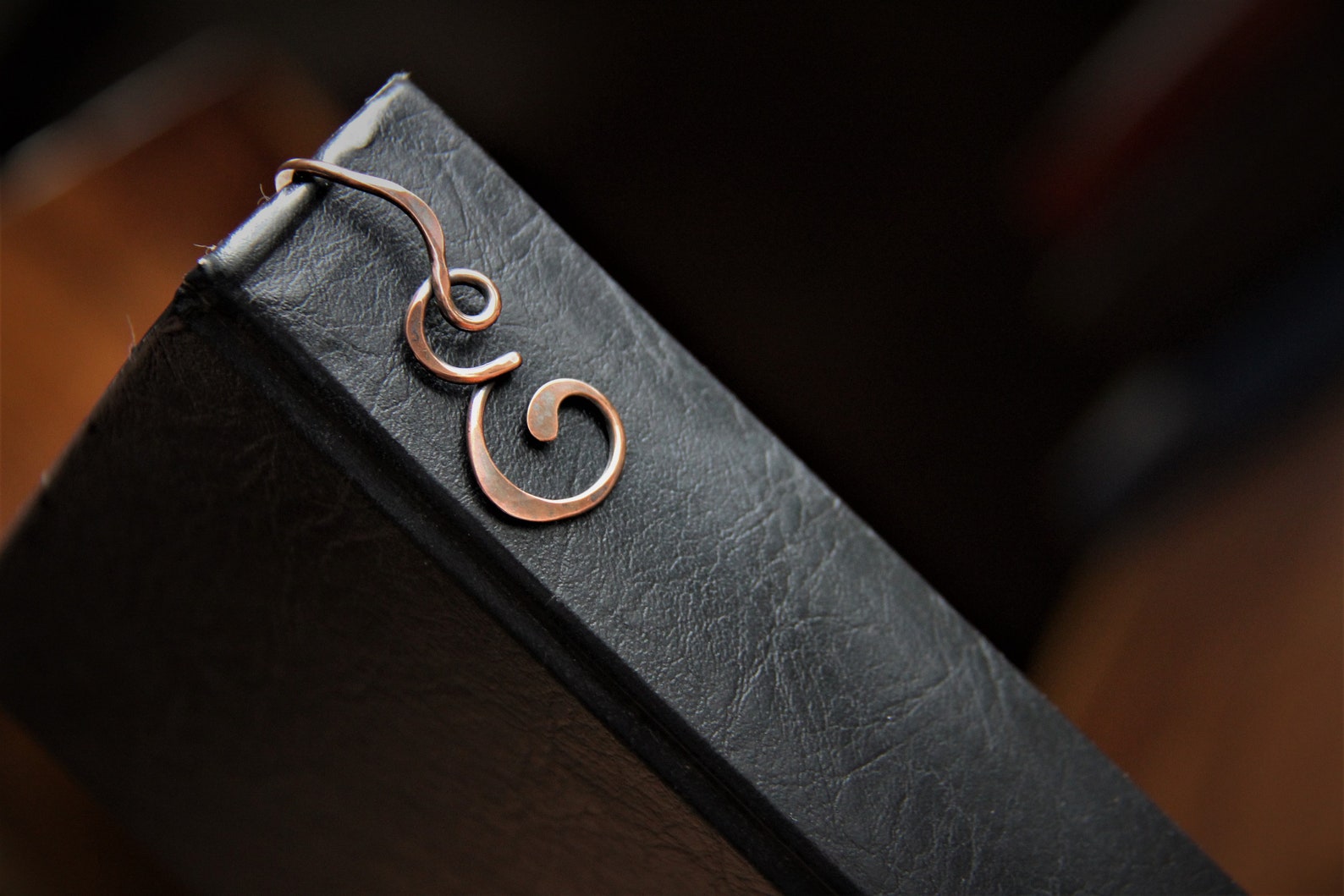 Personalized Cursive Letter Shepherds Hook Bookmark Monogram - Etsy