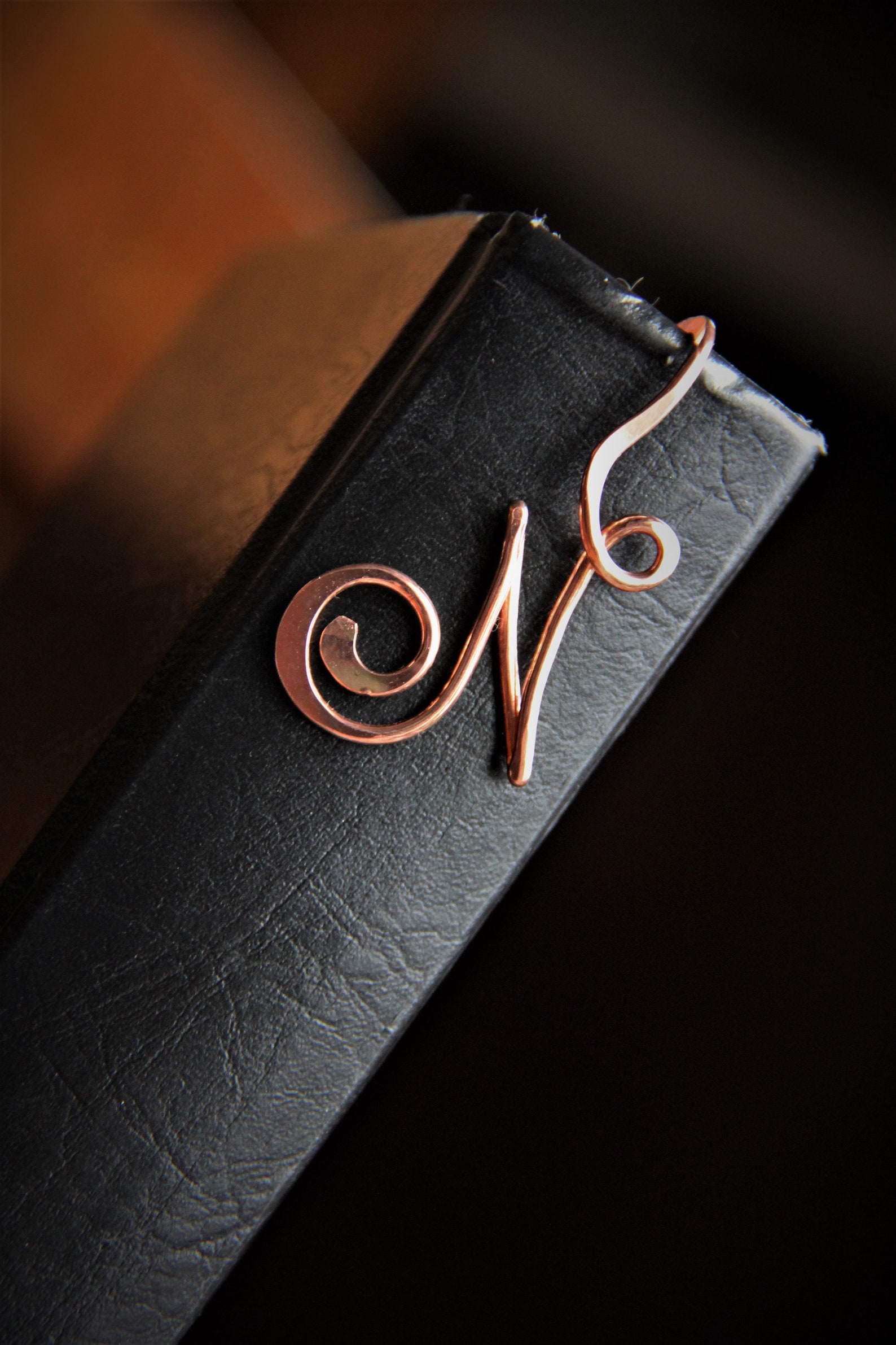Personalized Cursive Letter Shepherds Hook Bookmark Monogram - Etsy