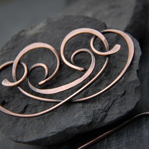 Greek Inspired Hair Slide or Shawl Pin, Hair Barrette, Hair Clip, Pin ...