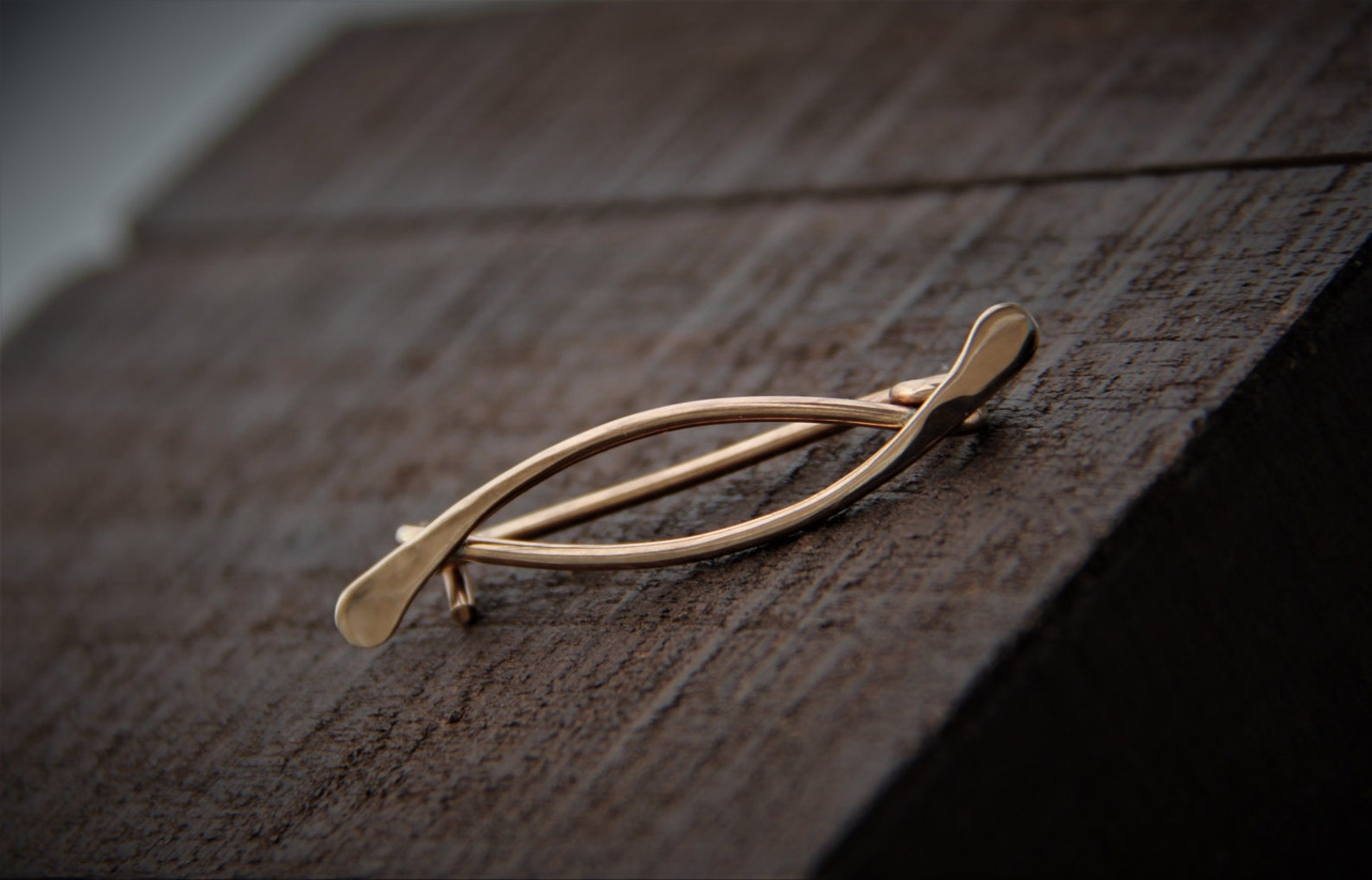 Minimalist Bronze Shawl Pin Scarf Pin Sweater Pin Brooch - Etsy