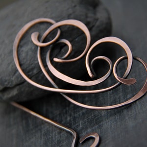 Greek Inspired Hair Slide or Shawl Pin, Hair Barrette, Hair Clip, Pin ...