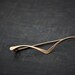 Minimalist Chevron Bronze or Silver Shawl Pin, Scarf Pin, Sweater Pin ...